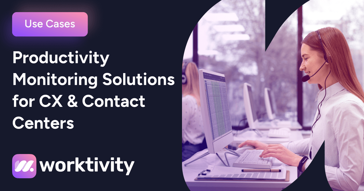 Time Tracking and Monitoring Software for CX Contact Centers | Worktivity