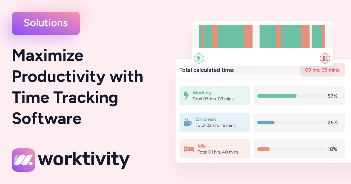 Time Tracking Software For Remote, Hybrid, In-office Teams | Worktivity